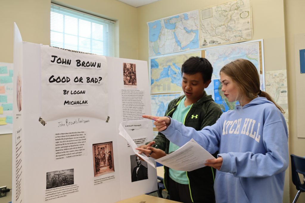 Middle School Takes Deep Dive into Civil War - Kingswood Oxford
